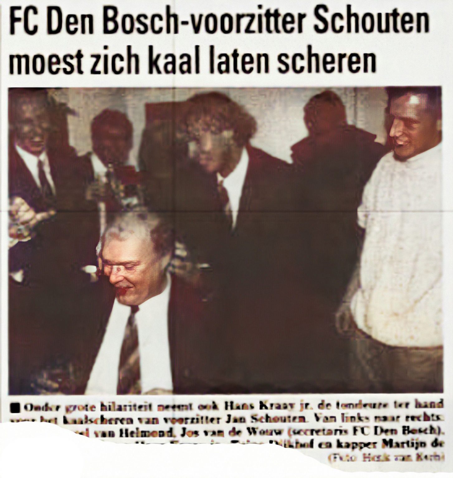 Levensbeschrijving Jan Schouten – FC Den Bosch